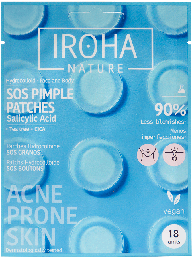 IROHA NATURE SOS Salicylic Acid Pimple Patches | lyko.com