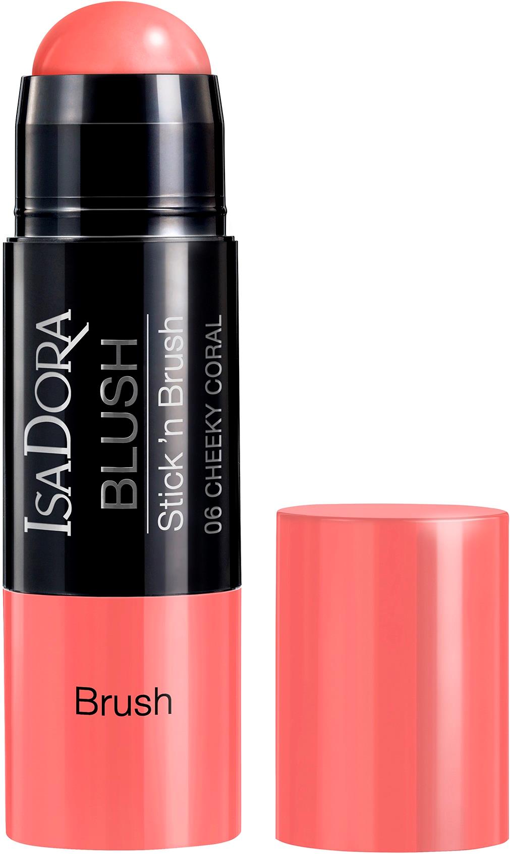 IsaDora Blush Stick 'N Brush Cheeky Coral | lyko.com