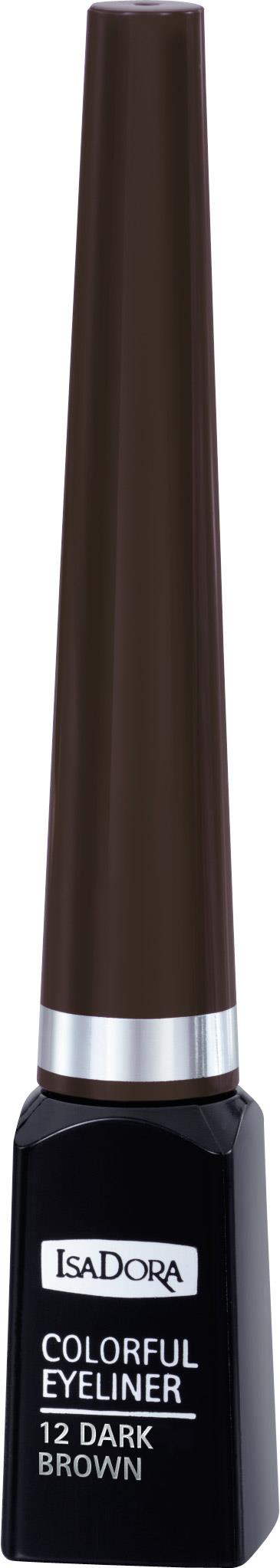 IsaDora Colorful Eyeliner 12 Dark Brown | lyko.com