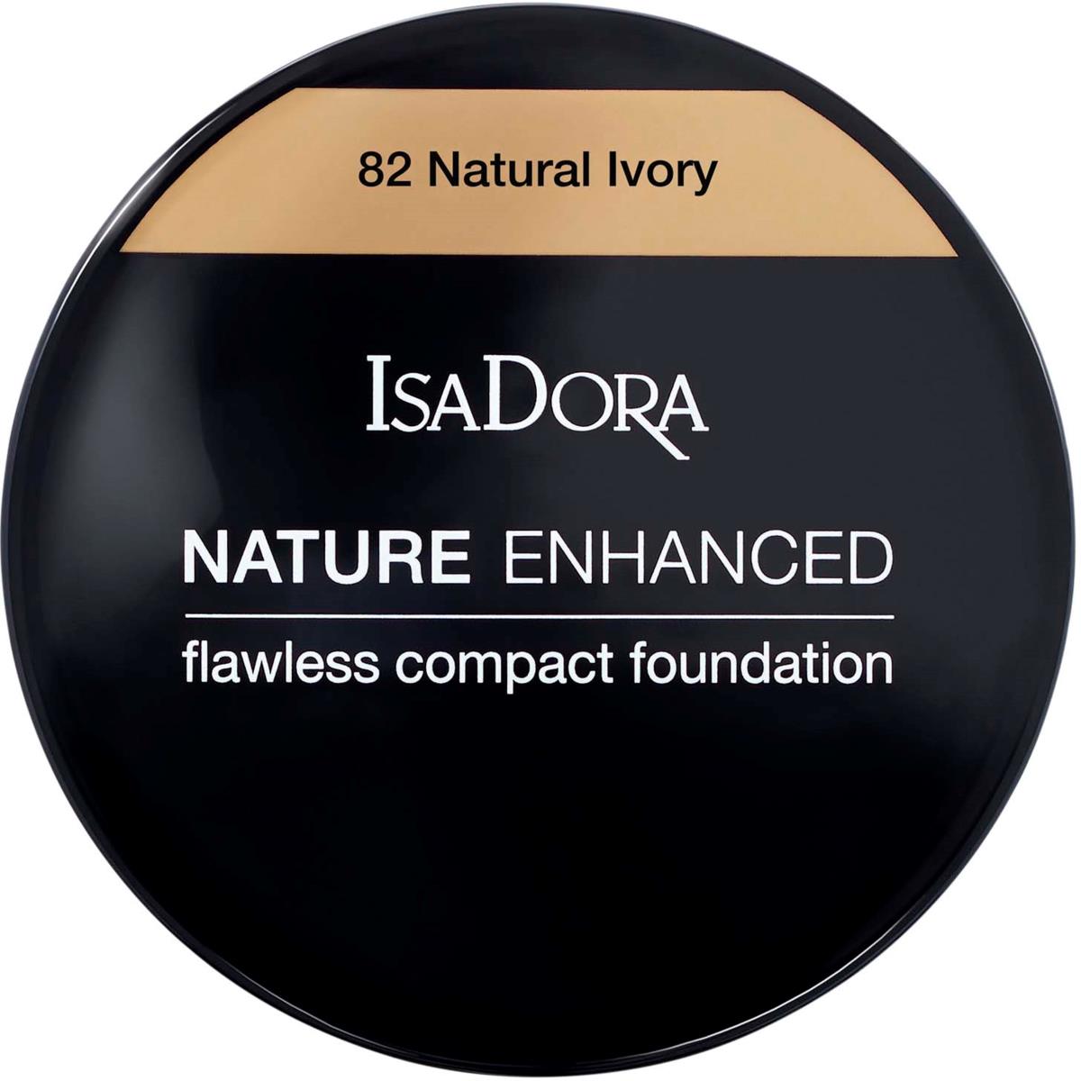 IsaDora Nature Enhanced Flawless Compact Foundation 82 Natural Ivory ...