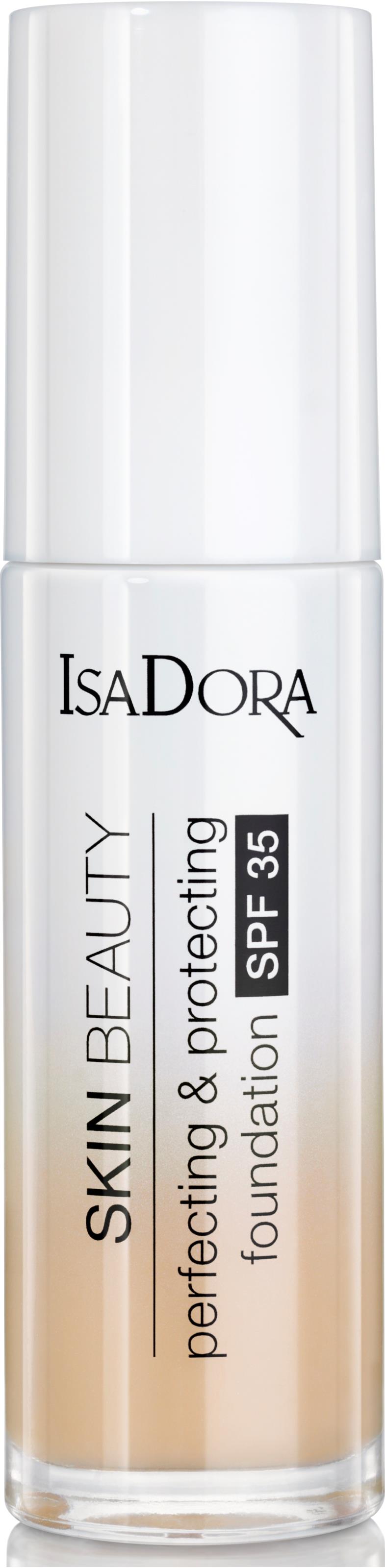 IsaDora Skin Beauty Perfecting & Protecting Foundation Spf 35 2 Linen ...