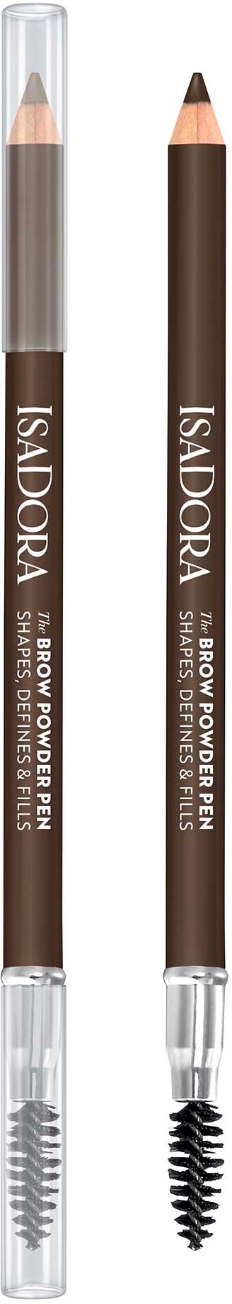 IsaDora The Brow Powder Pen, Shapes, Defines & Fills 02 Dark Brown ...