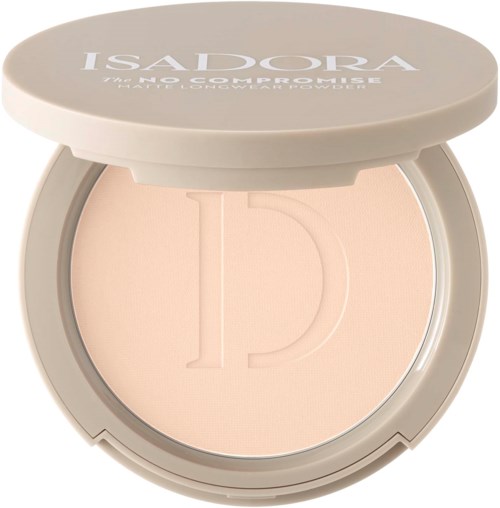 IsaDora The No Compromise Matte Longwear Powder 60 Neutral Porcelain ...
