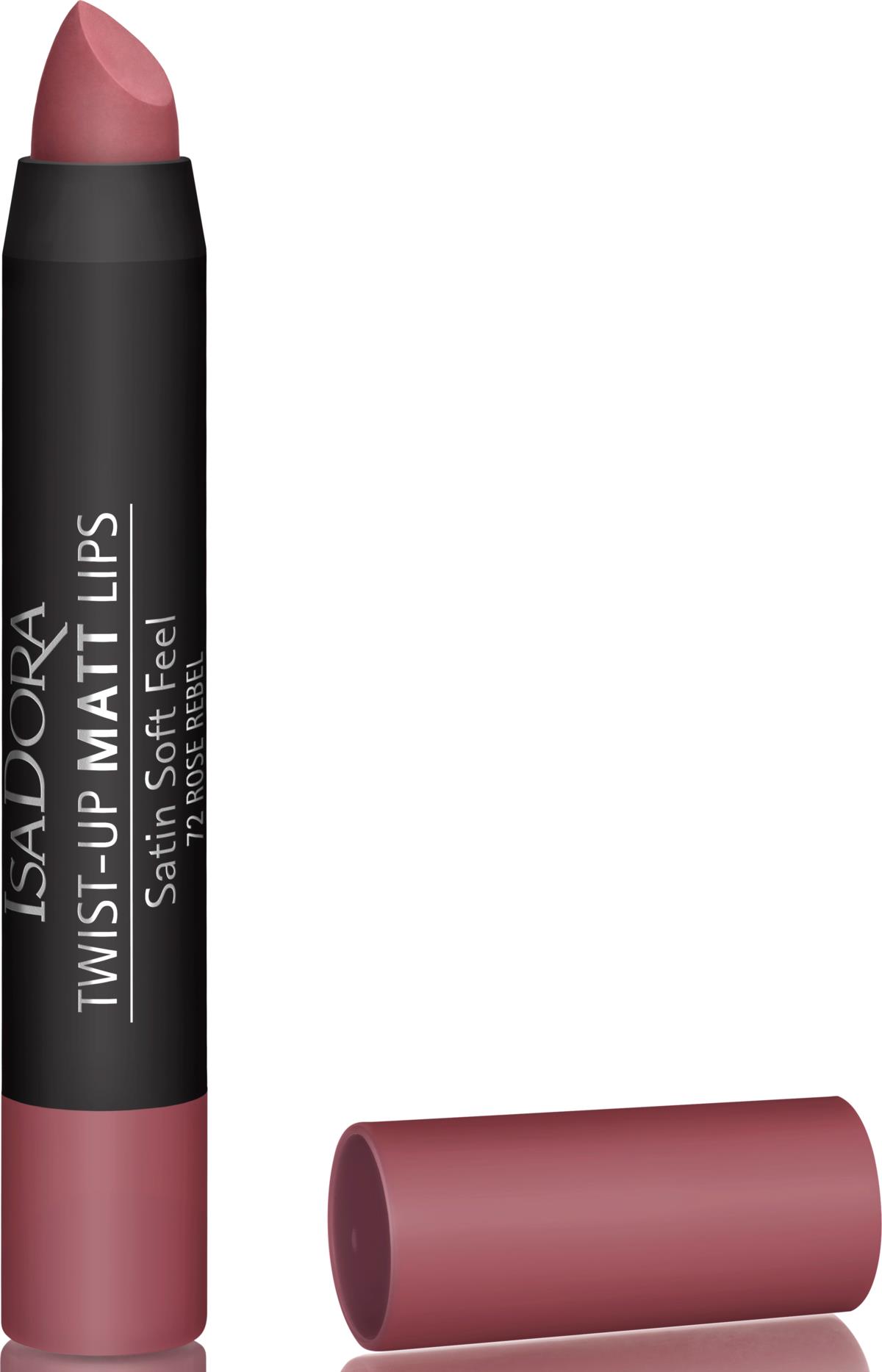 IsaDora Twist Up Matt Lips 72 Rose Rebel | lyko.com