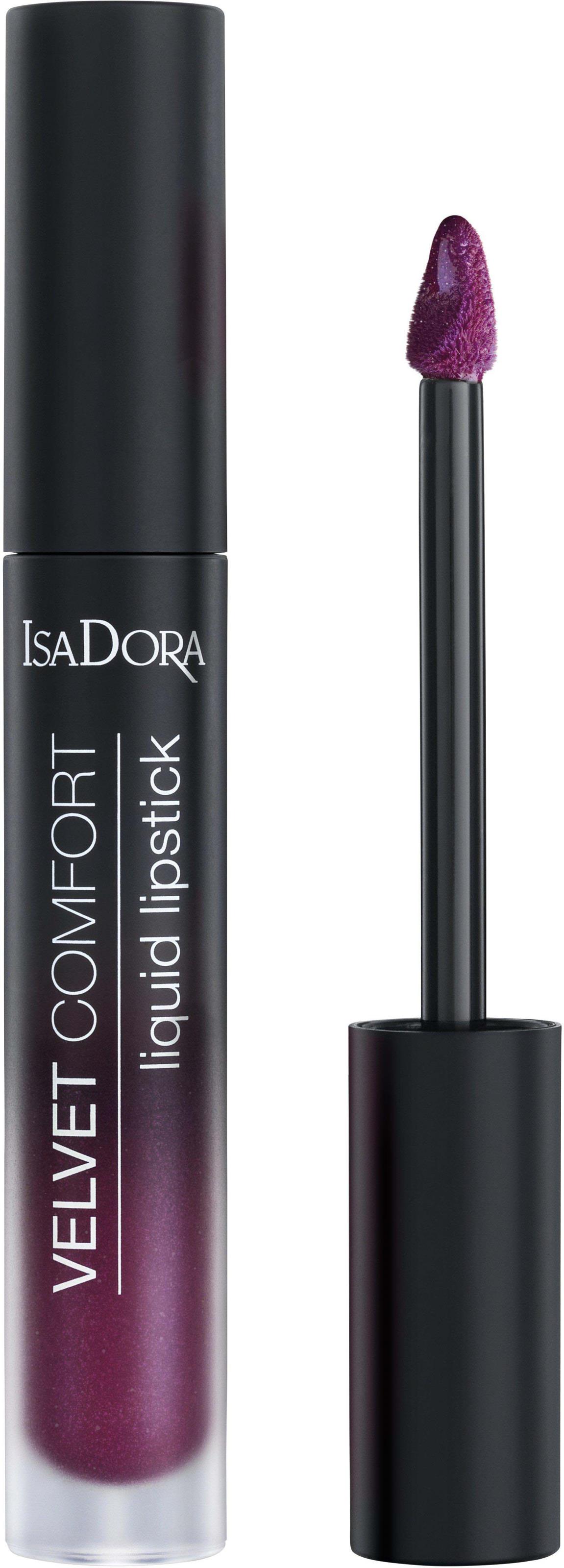 IsaDora Velvet Comfort Velvet Comfort Liquid Lipstick 76 Purple Dare ...