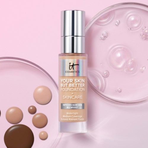 IT Cosmetics Your Skin But Better Foundation + Skincare 40 Tan Cool ...