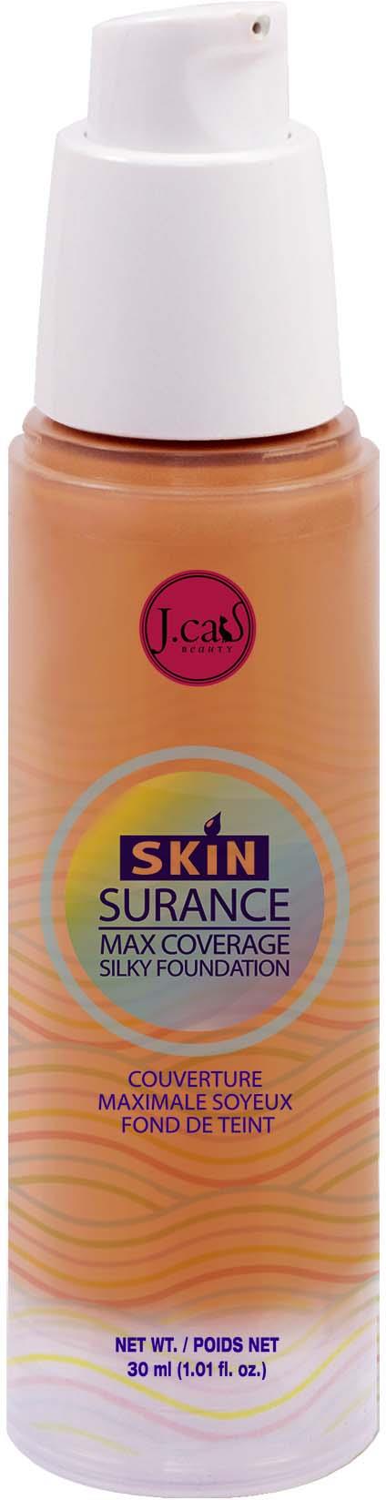 J. Cat Beauty Skinsurance Max Coverage Silky Foundation Mocha | lyko.com