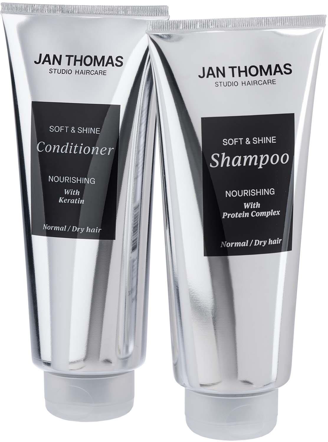 Jan Thomas Soft & Shine Bundle Shampoo 350 ml & Conditioner 350 ml ...