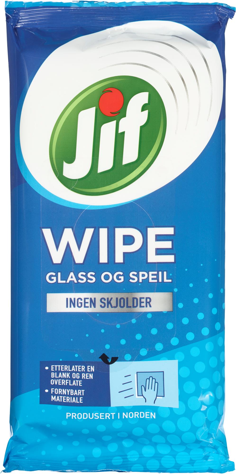 Jif Wipe Glass og Speil 30 pcs | lyko.com