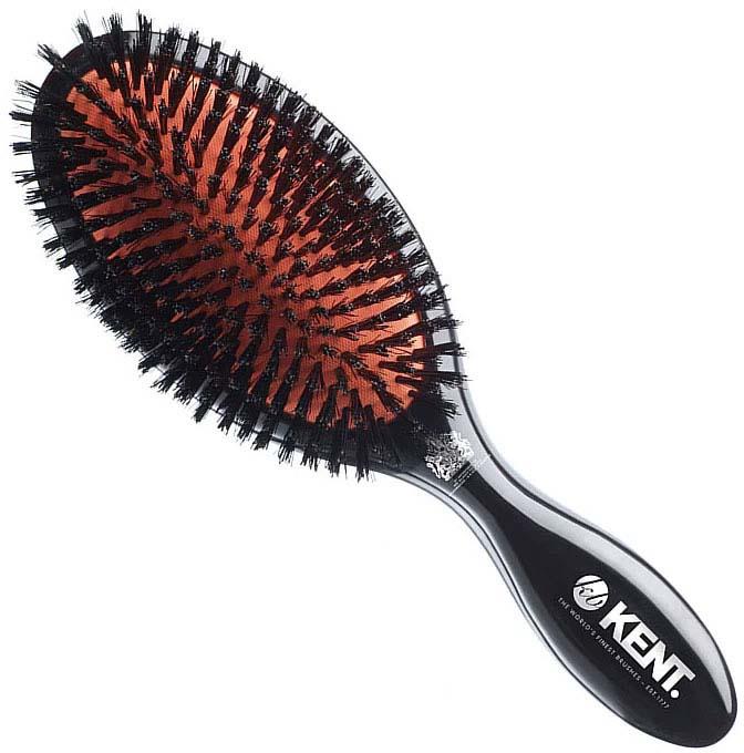 Kent Brushes Classic Shine Large Pure Black Bristle Hairbrush | lyko.com