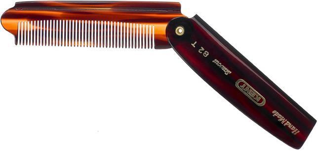 Kent Brushes Handmade Mens Large Folding Pocket Comb Fine | lyko.com