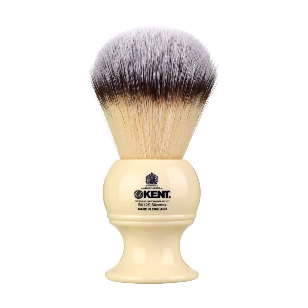 Kent Brushes Ivory Silvertex Synthetic Shaving Brush | lyko.com