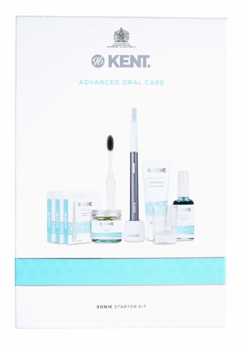 Kent Brushes Kent Oral Care SONIK Electric Toothbrush Starter Kit in ...