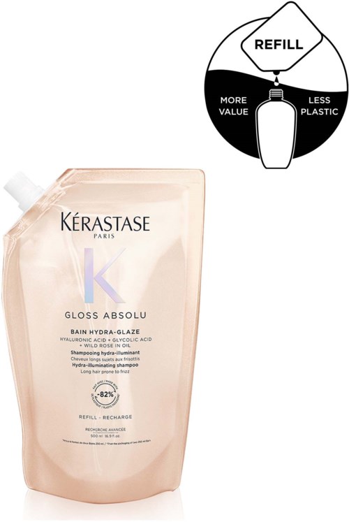 Kérastase Gloss Absolu Bain Hydra-Glaze Shampoo Refill 500 ml | lyko.com