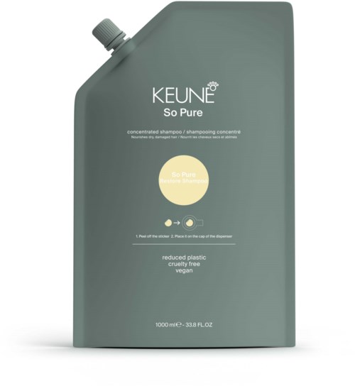Keune So Pure Restore Shampoo Refill 1000 ml | lyko.com