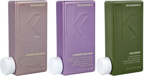 Kevin Murphy Hydrate Me Bundle Wash 250 ml & Rinse 250 ml & Detox Wash ...