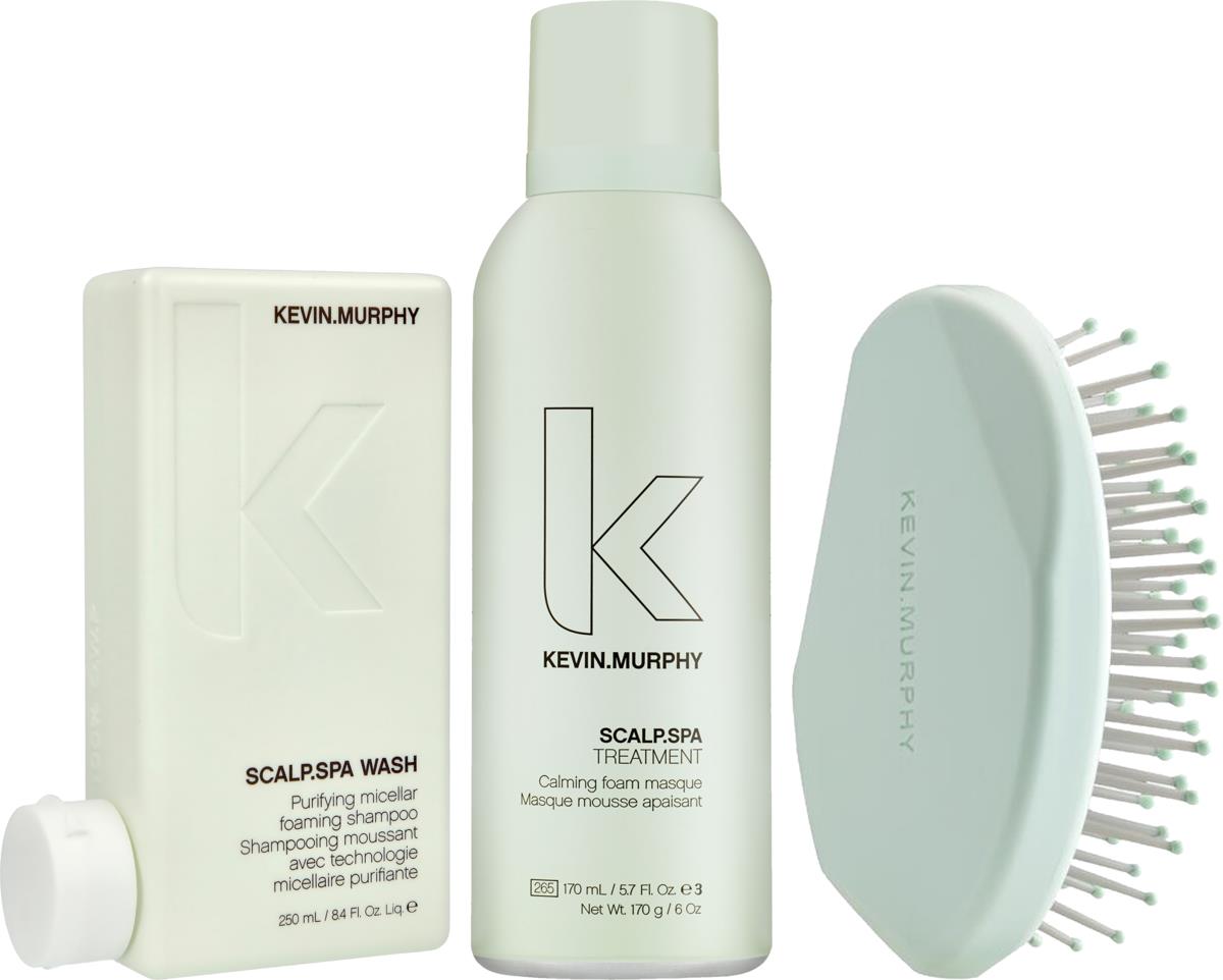 Kevin Murphy Scalp Spa Bundle Wash 250 ml & Treatment 170 ml & Brush ...