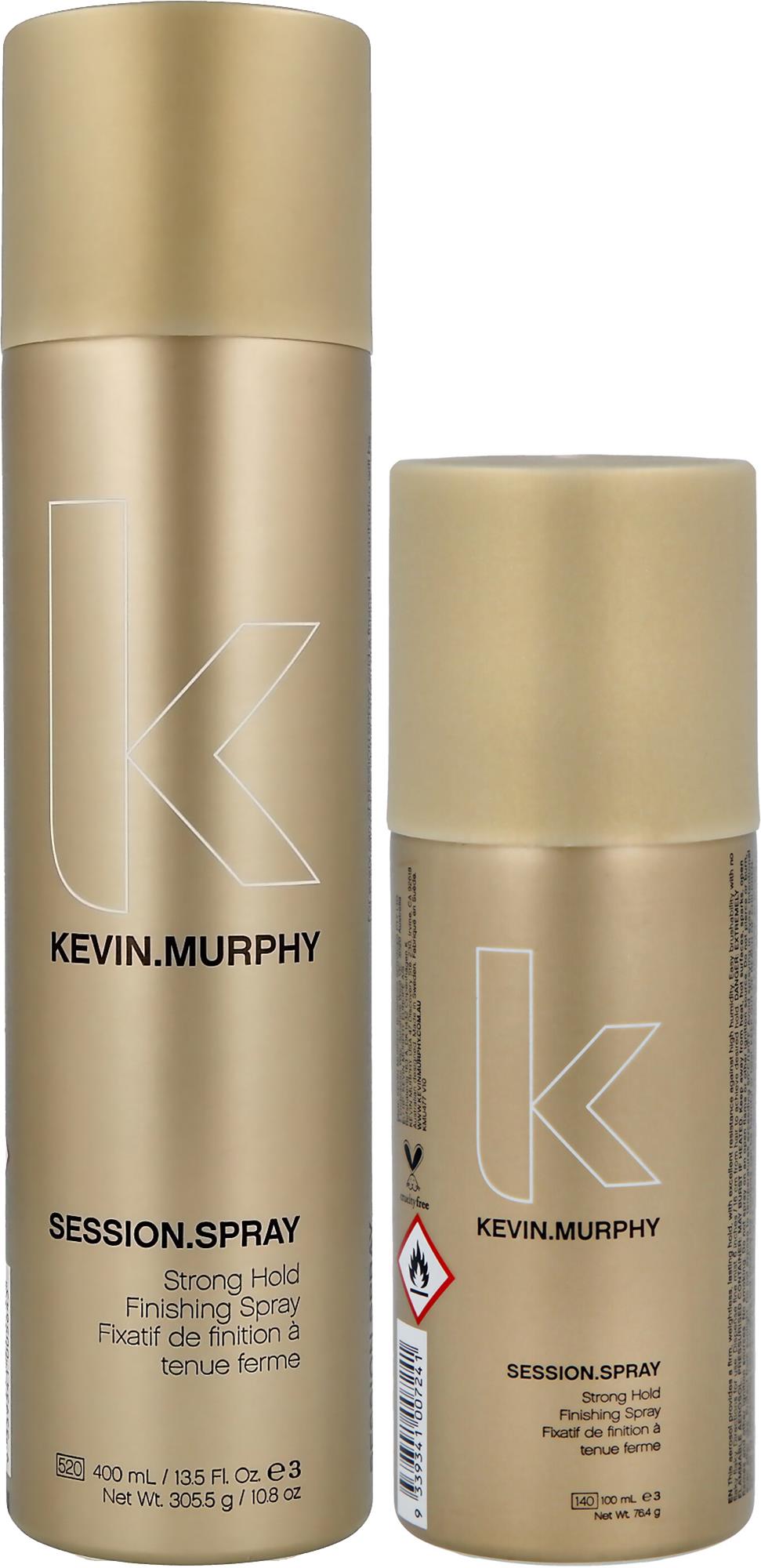 Kevin Murphy Session Bundle Finishing Spray Strong Hold 400 ml & 100 ml ...