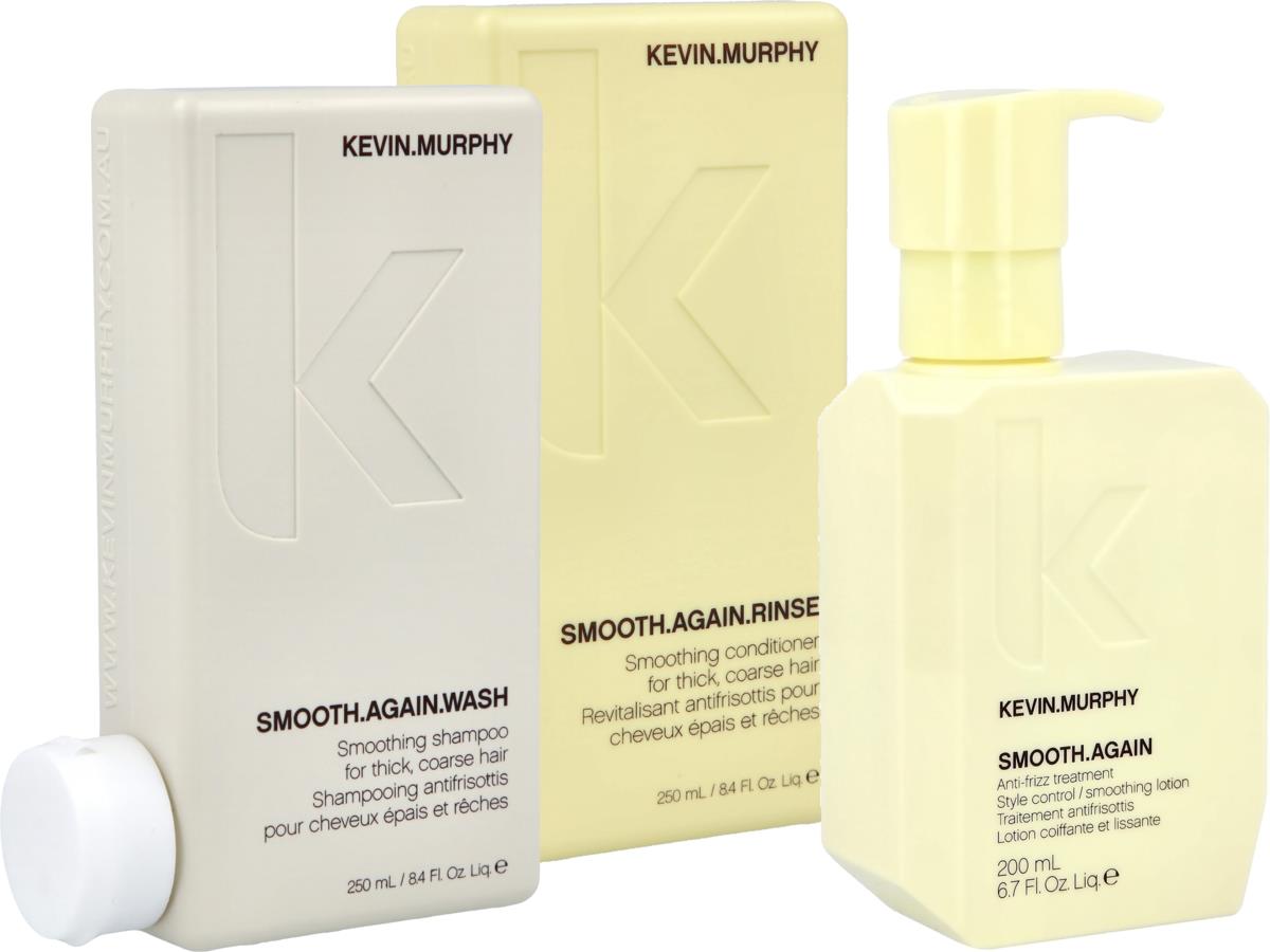 Kevin Murphy Smooth Again Bundle Wash 250 ml & Rinse 250 ml & Anti ...