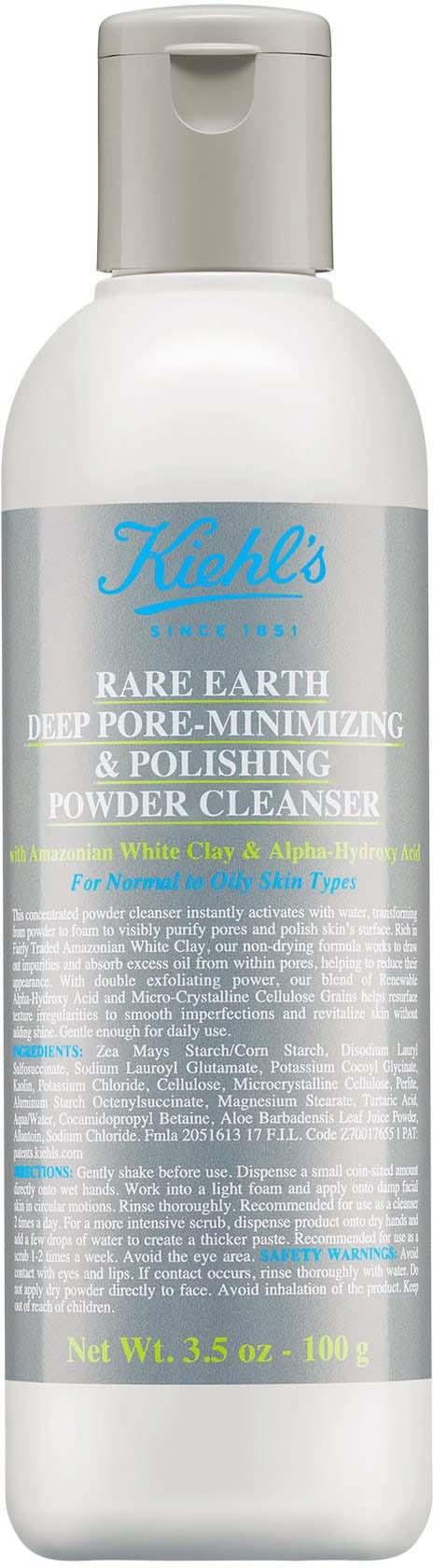 Kiehl's Rare Earth Deep Pore-Minimizing & Polishing Powder Cleanser 100 ...