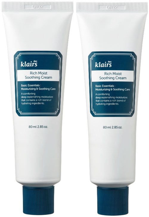 Klairs Rich Moist Soothing Cream Duo 2x80 ml | lyko.com