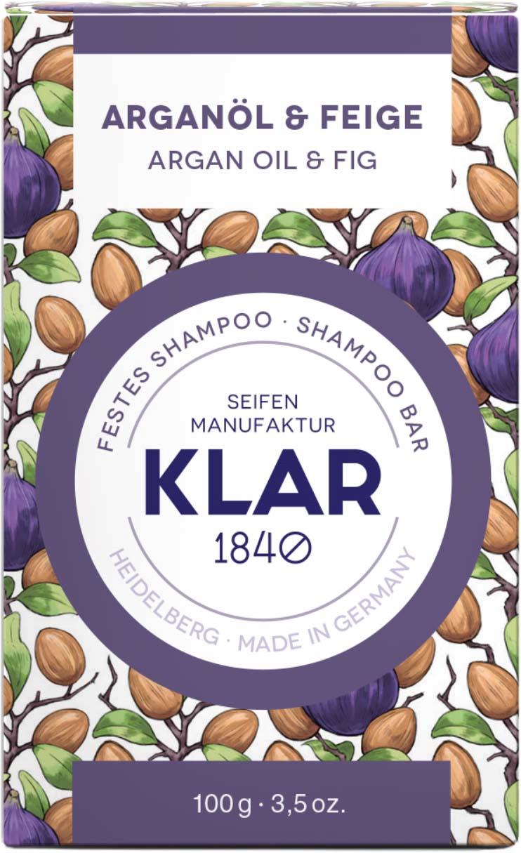 Klar Seifen Argan Oil & Fig Shampoo Bar 100 g | lyko.com