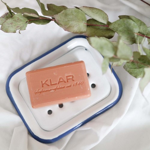 Klar Seifen Soap Dish White Blue | lyko.com