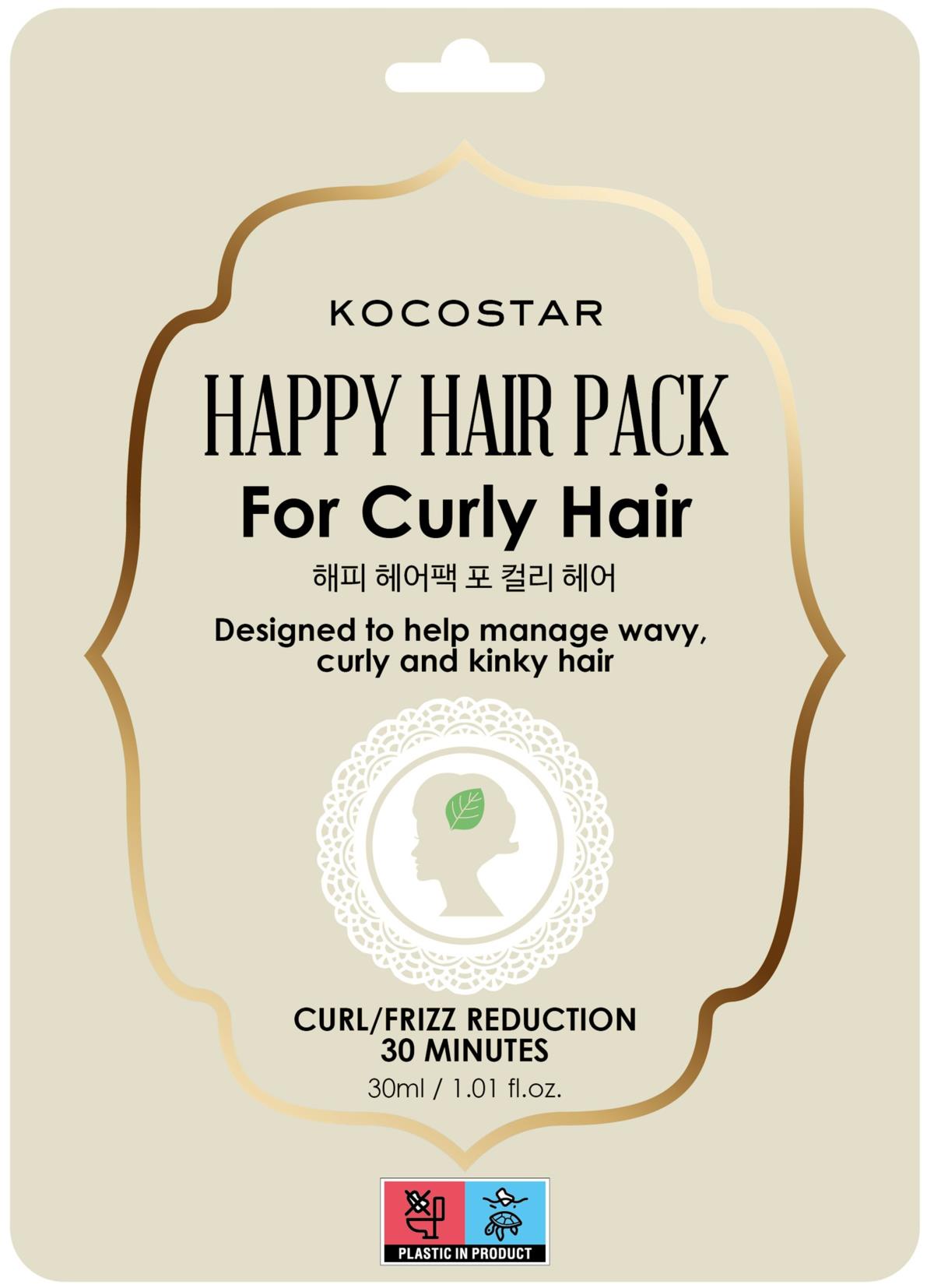 KOCOSTAR Happy Hair Pack For Curly Hair 30 ml | lyko.com