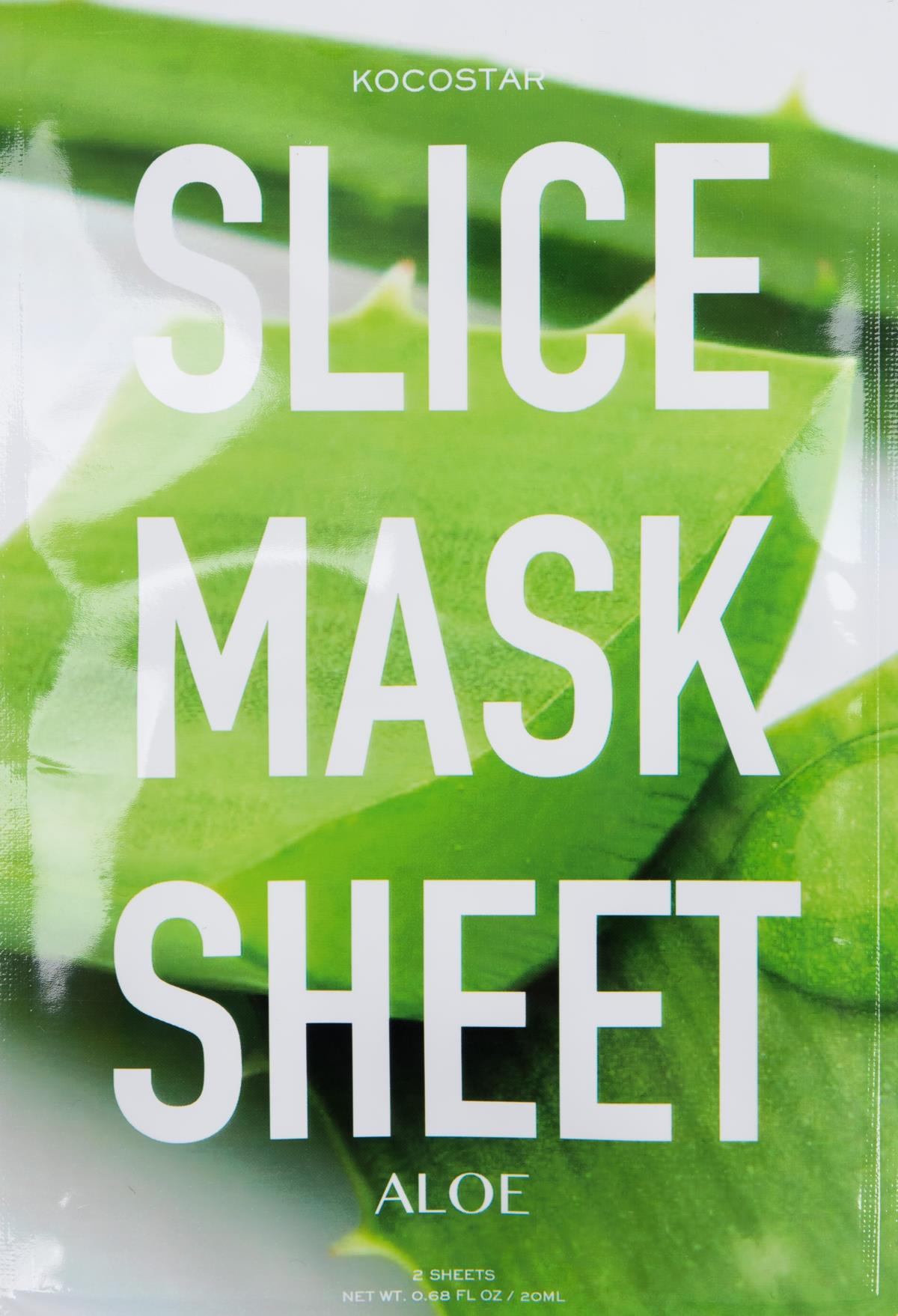 KOCOSTAR Slice Mask Sheet (Aloe Vera) 20 ml | lyko.com