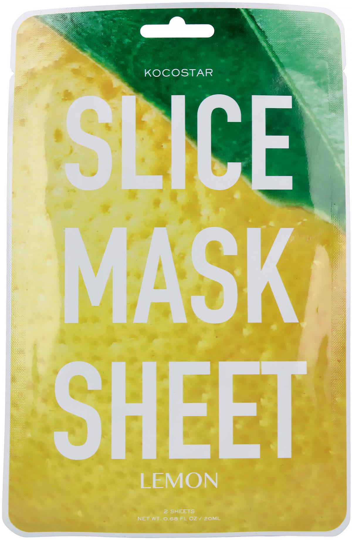 KOCOSTAR Slice Mask Sheet (Lemon) 20 ml | lyko.com