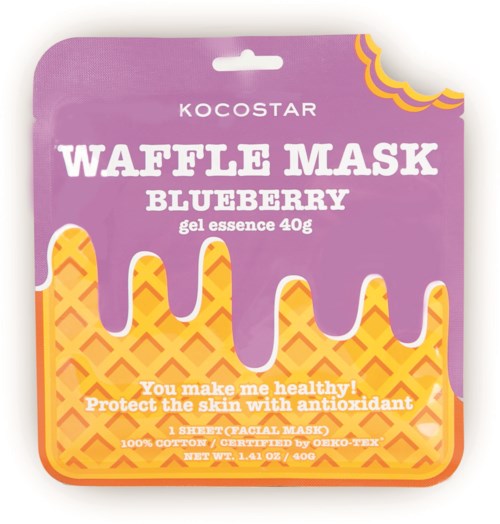 KOCOSTAR Waffle Mask Blueberry 40 g | lyko.com