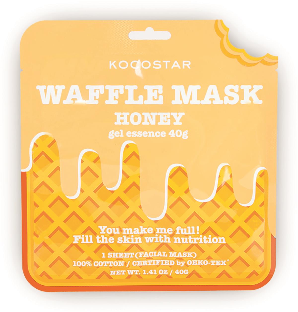 KOCOSTAR Waffle Mask Honey 40 g | lyko.com