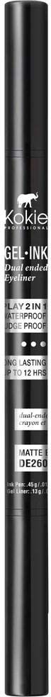 Kokie Cosmetics Gel-Ink Dual Ended Liner Black | lyko.com
