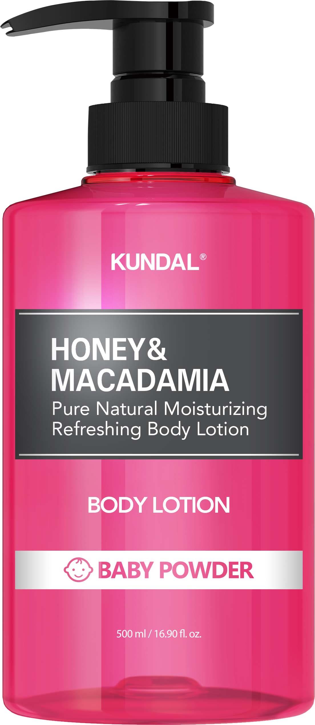 Kundal Honey & Macadamia Pure Body Lotion Baby Powder 500 ml | lyko.com