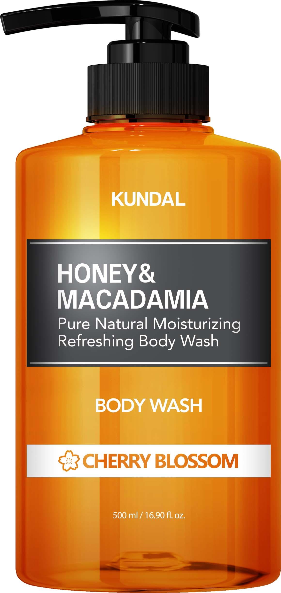 Kundal Honey & Macadamia Pure Body Wash Cherry Blossom 500 ml | lyko.com