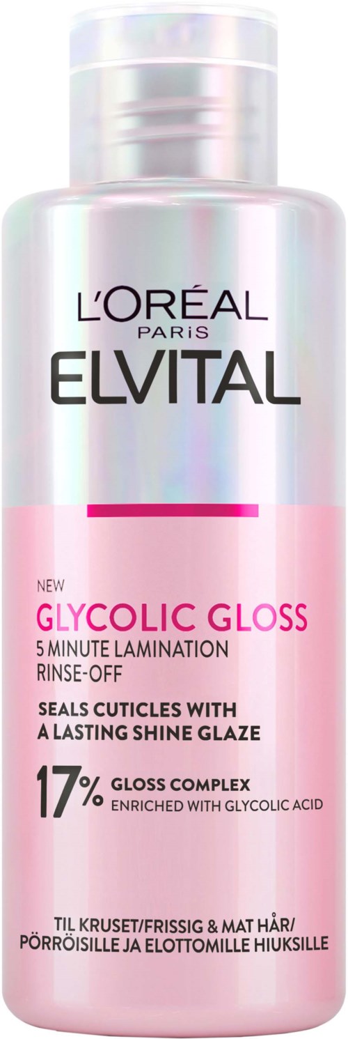 Loreal Paris Elvital Glycolic Gloss Shine Treatment 200 ml | lyko.com