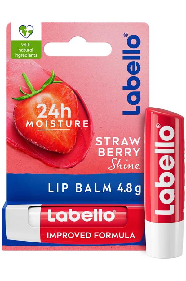 Labello Strawberry Shine Lip Balm | lyko.com