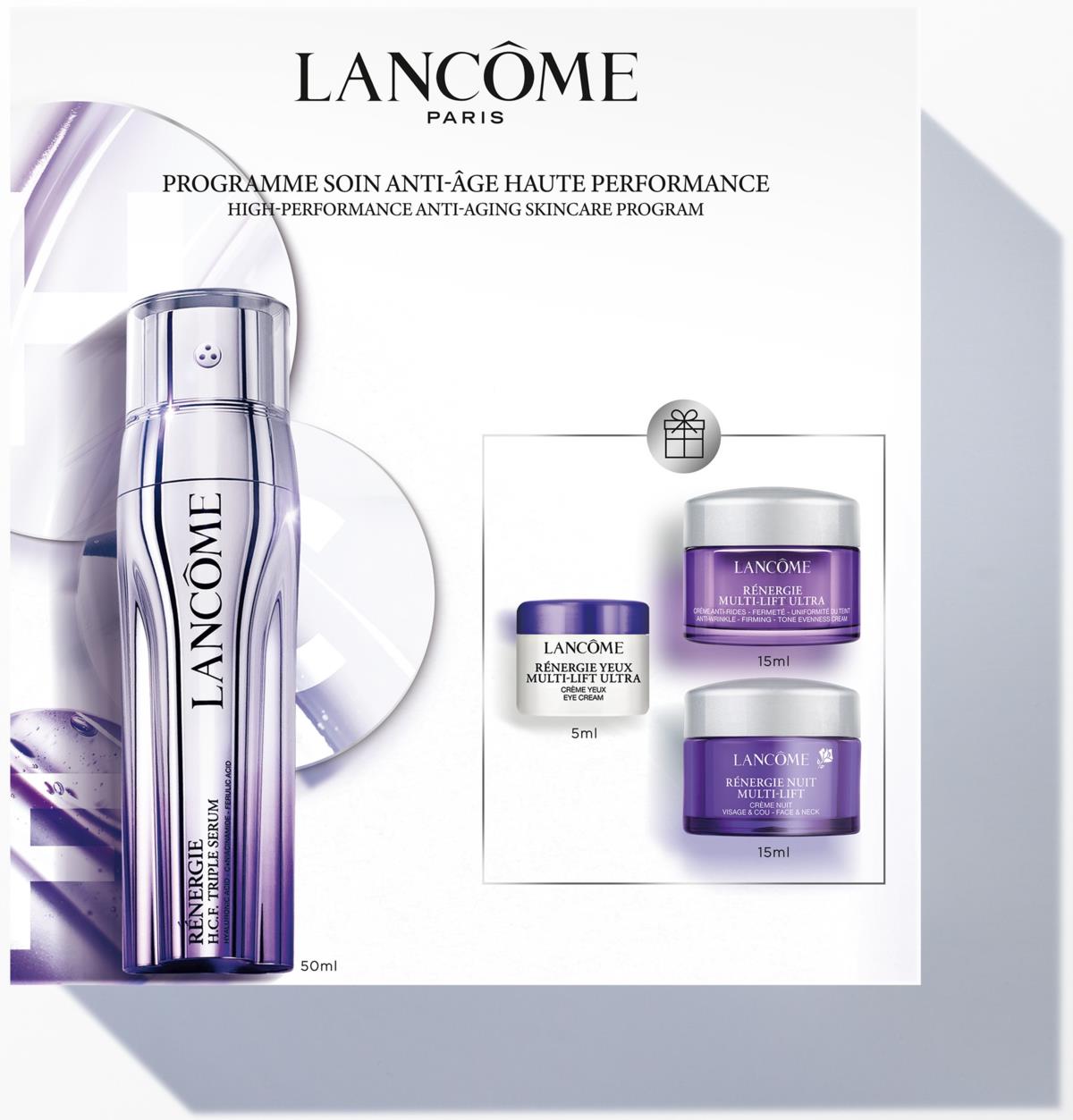 Lancôme Renergie Multi-Lift High-performance anti-aging skincare ...