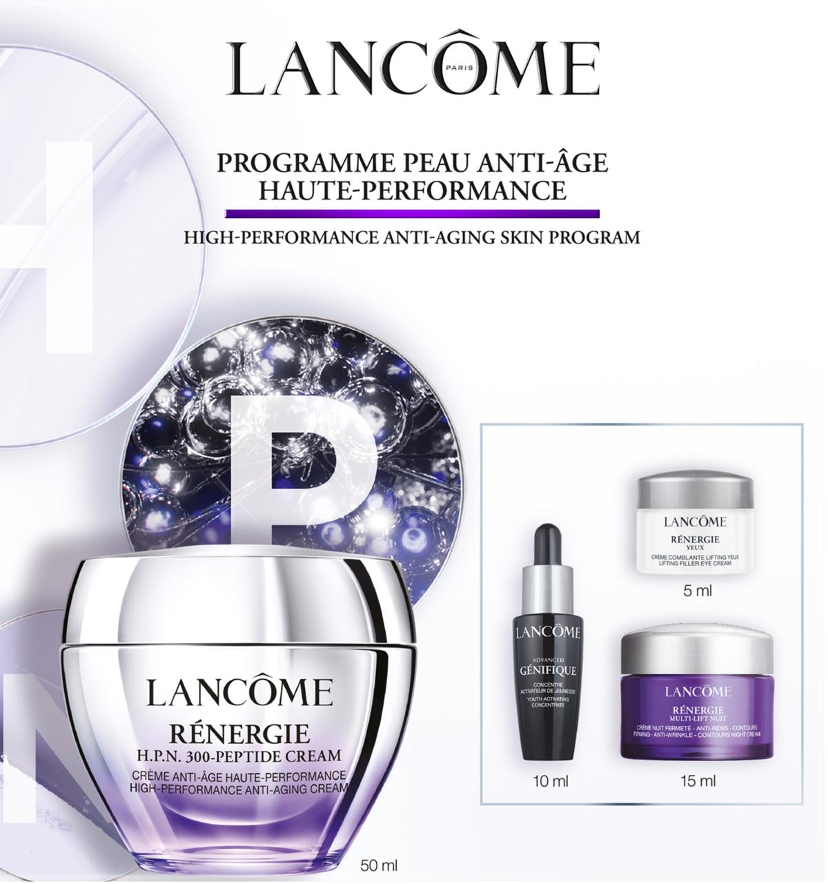 Lancôme Rénergie H.P.N. 300-Peptide Skincare Routine Set | lyko.com