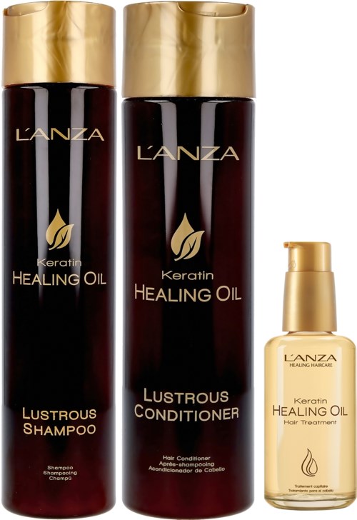 Lanza Healing Oil Bundle Shampoo 300 ml & Conditioner 250 ml ...