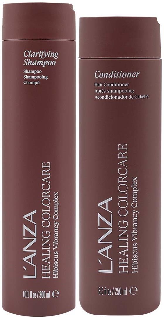 Lanza Healing Color Care Bundle Clarifying Shampoo 300 ml & Conditioner ...