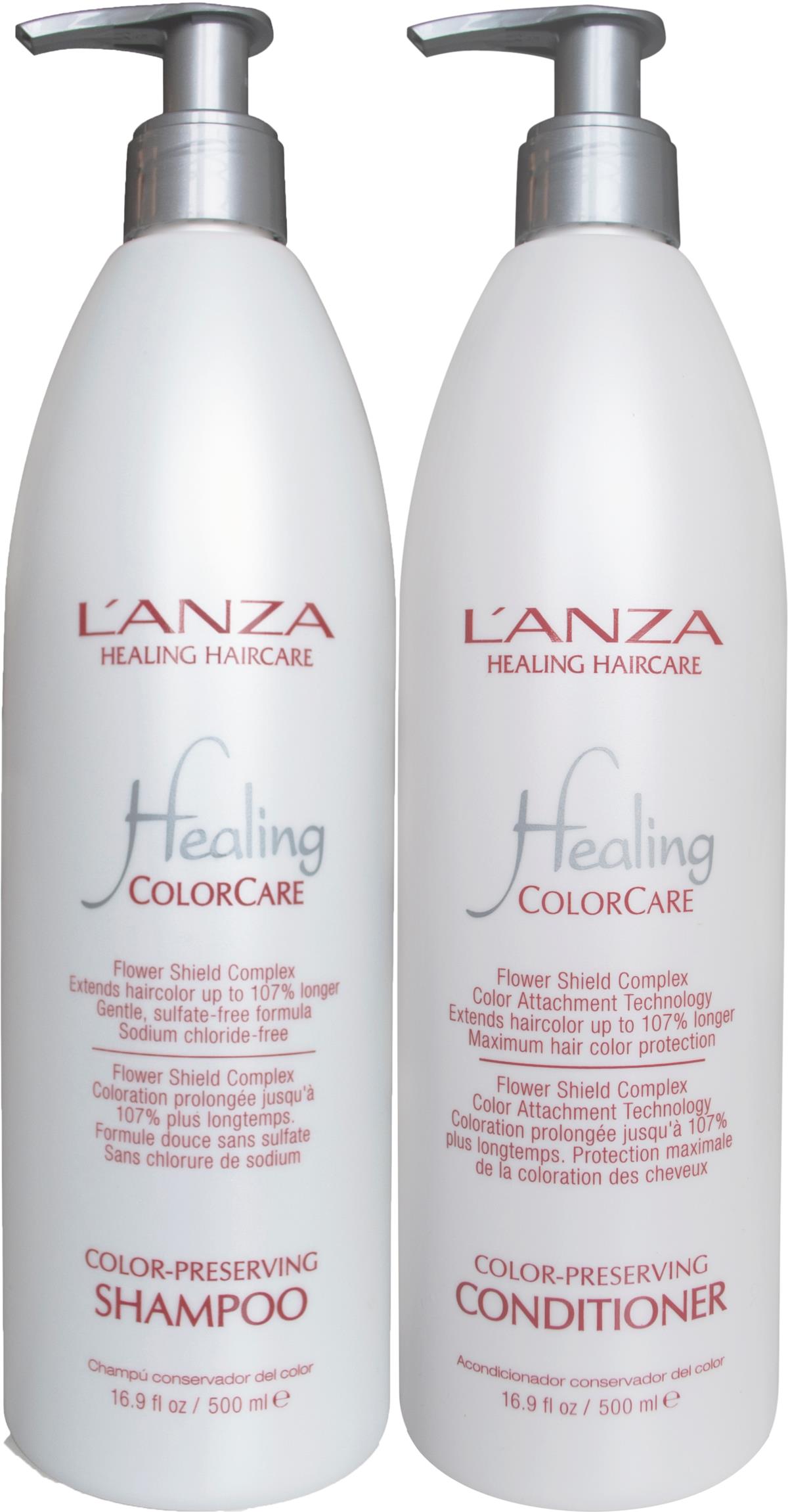 Lanza Healing ColorCare Healing Color Shampoo & Conditioner 500ml ...