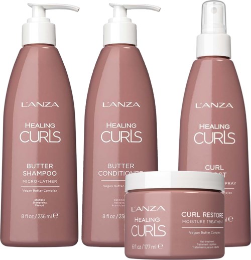 Lanza Healing Curls Bundle Shampoo 236 ml & Conditioner 236 ml ...