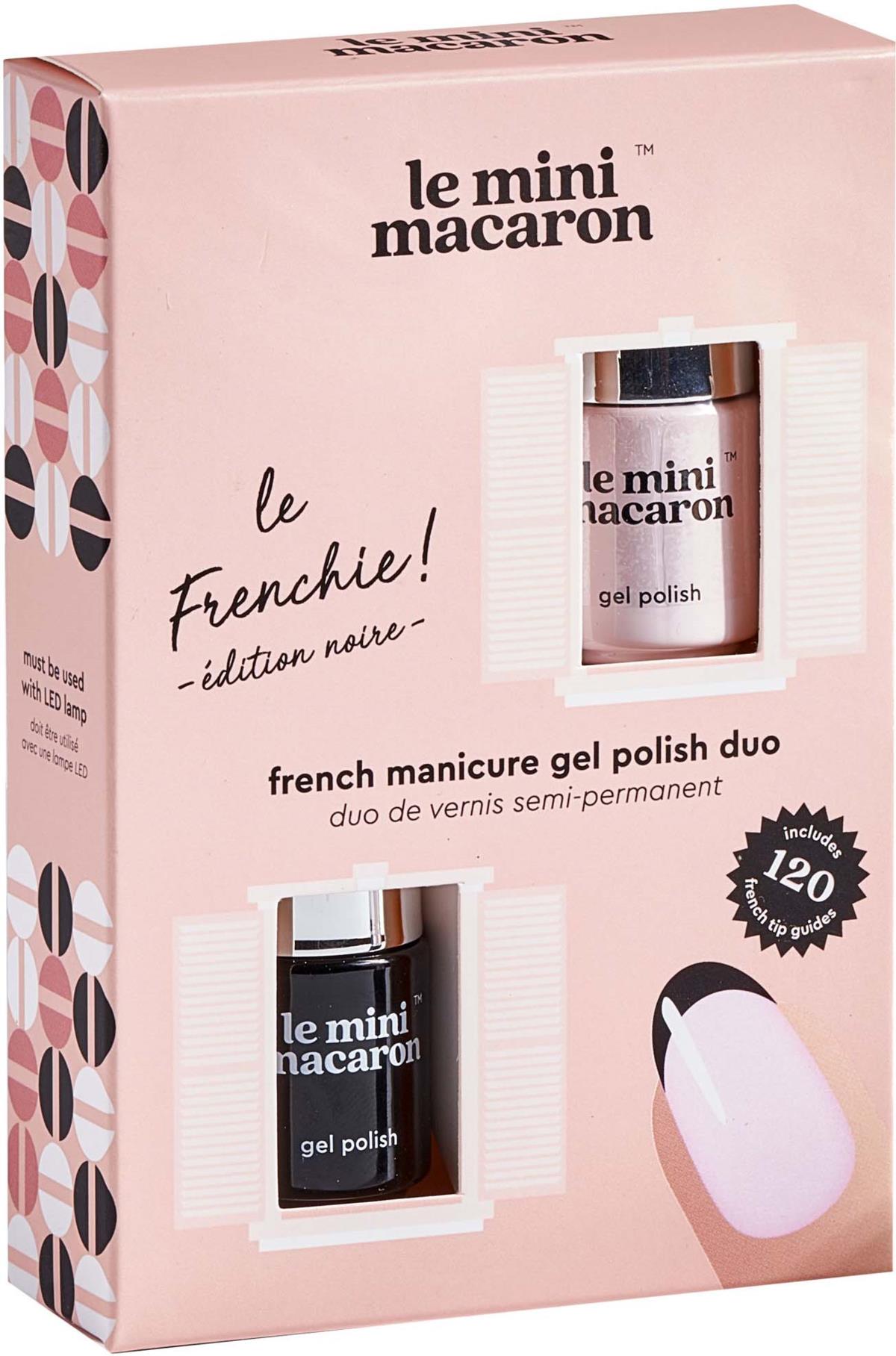 Le Mini Macaron French Manicure Set Le Frenchie Noire Edition | lyko.com