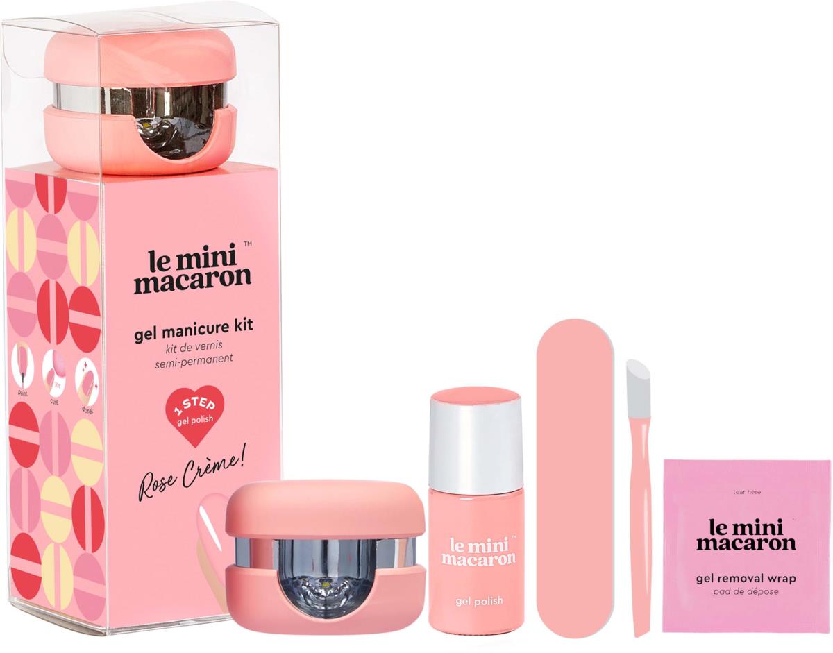 Le Mini Macaron Gel Manicure Kit Rose Crème | lyko.com
