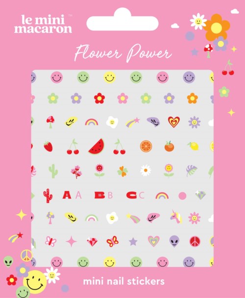 Le Mini Macaron Nail Art Stickers Flower Power | lyko.com