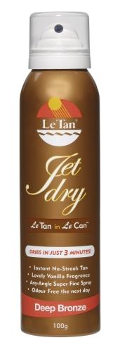 Le Tan Self Tanning Jet dry Deep bronze 100 ml | lyko.com