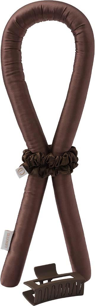 Lenoites Heatless Curls in Mulberry Silk Small Brown | lyko.com