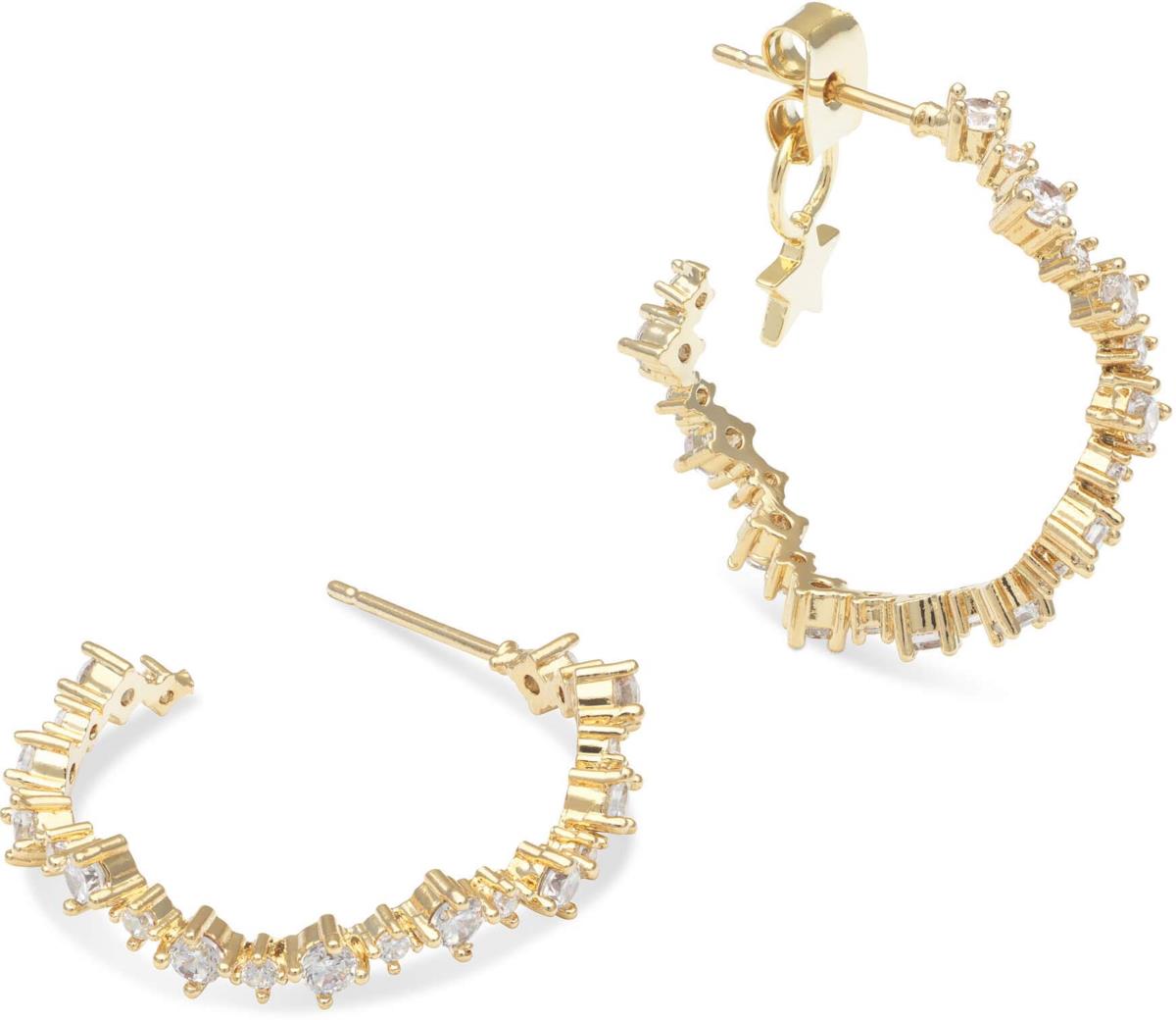 Lily and Rose Capella hoops earrings - Crystal | lyko.com