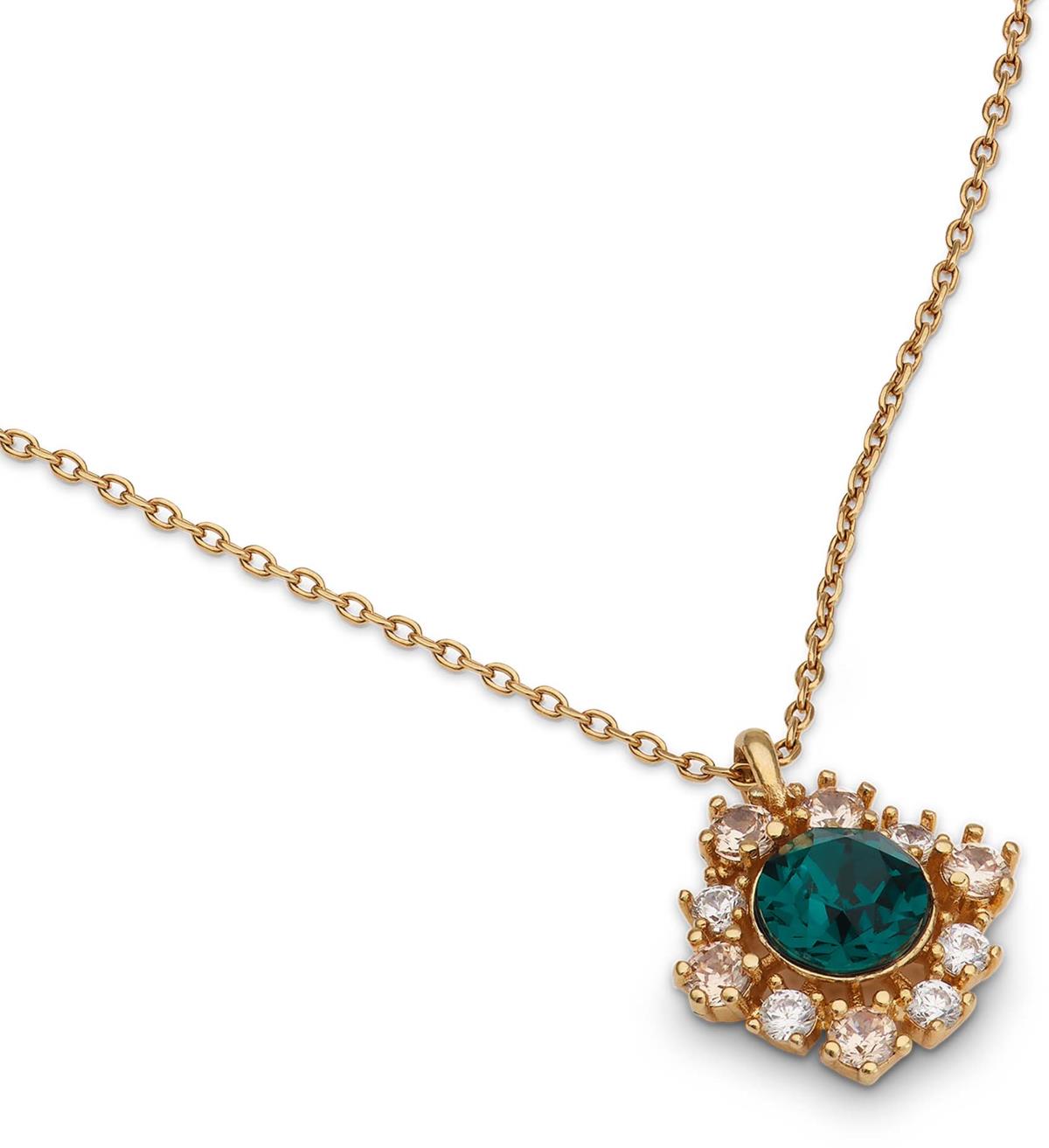 Lily and Rose New Emily necklace Emerald | lyko.com